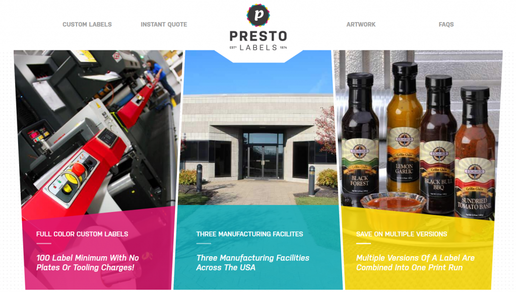 Home - Presto Labels - Custom Digital Laser Cut Product Labels